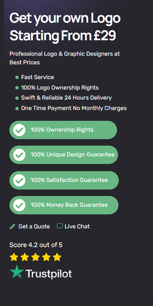 Logo Designing in the UK: 100% Ownership Rights for Your Logo